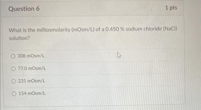 Solved How many milliequivalents ( mEq ) per liter (mEq/L) | Chegg.com