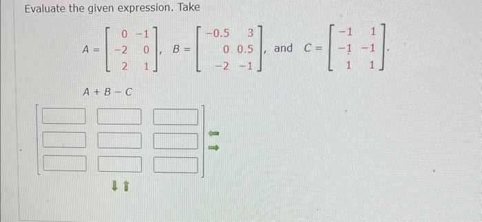 Solved Evaluate the given expression. Take \[ | Chegg.com