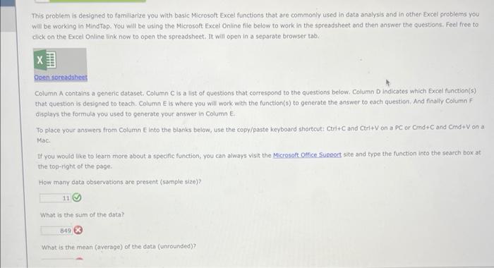 This problem is designed to familiarize you with | Chegg.com