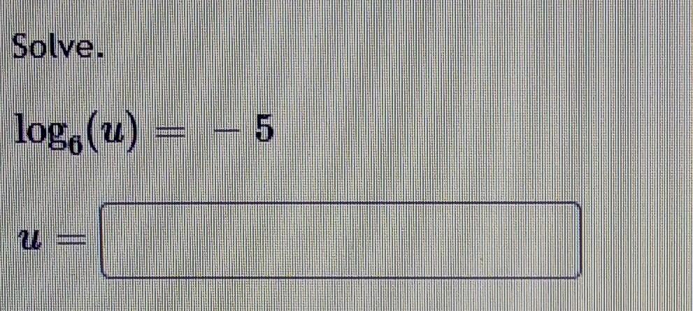 Solved Write the equation in logarithmic form. Assume that | Chegg.com