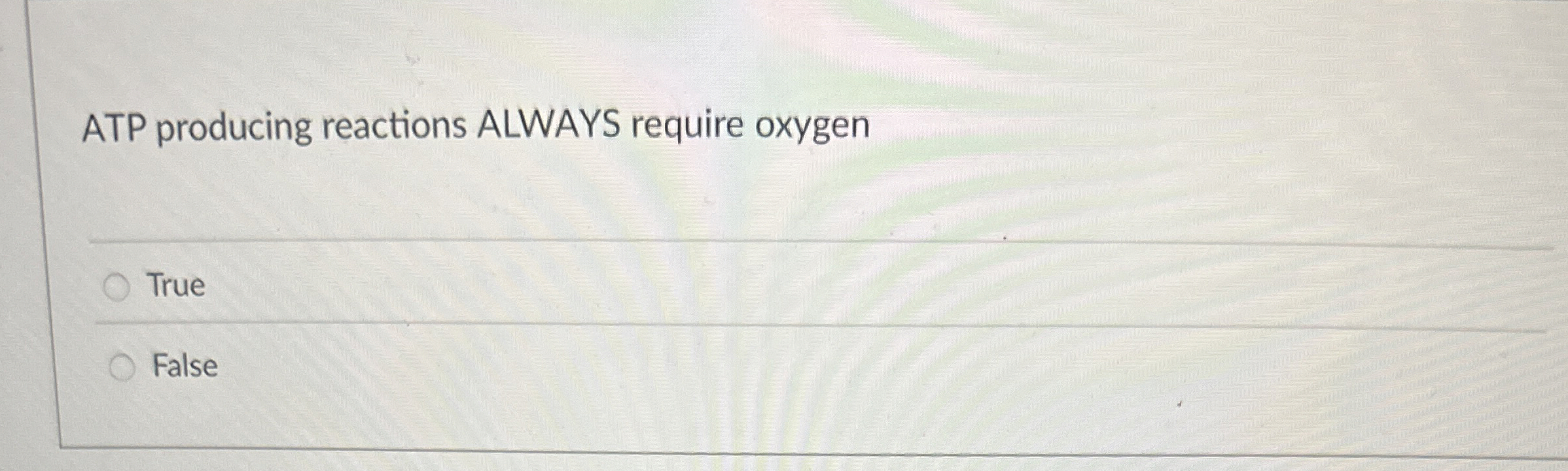 Solved ATP producing reactions ALWAYS require | Chegg.com