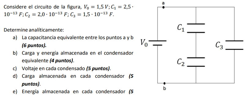 Solved Considere el circuito de la figura, | Chegg.com