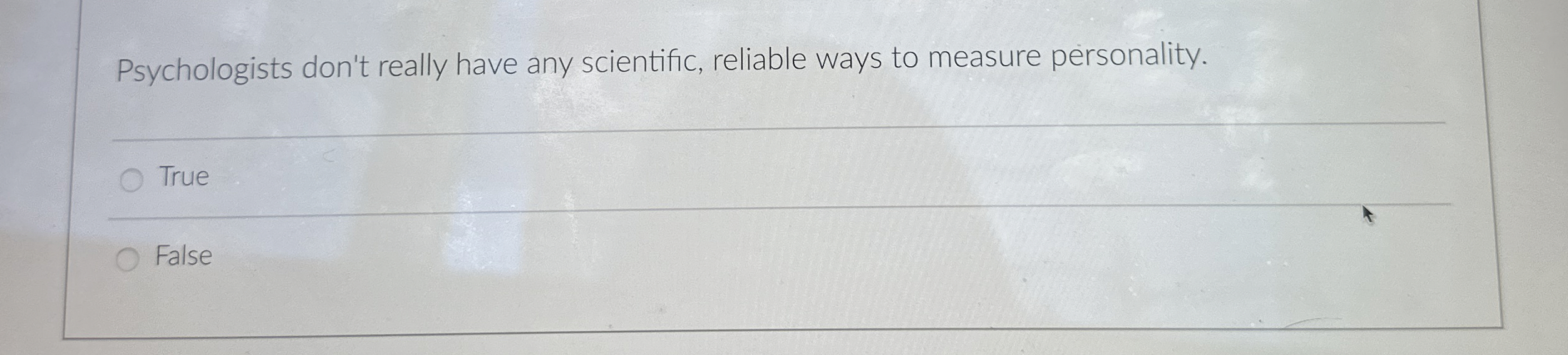 Solved Psychologists don't really have any scientific, | Chegg.com