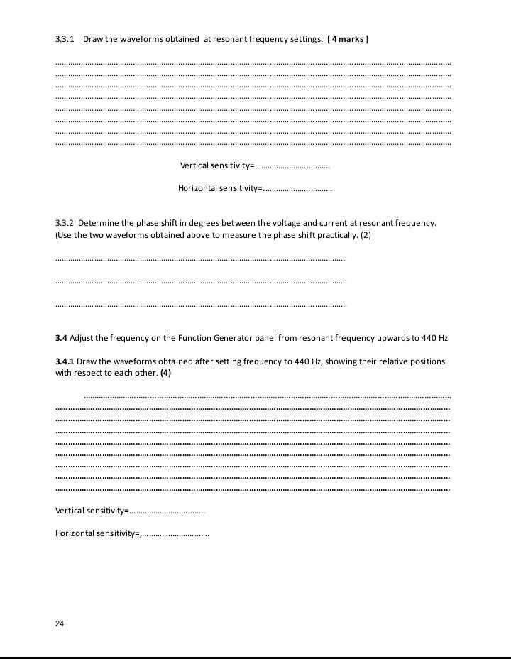 Solved EEA2601/102 Experiment 03 Objective: To investigate | Chegg.com