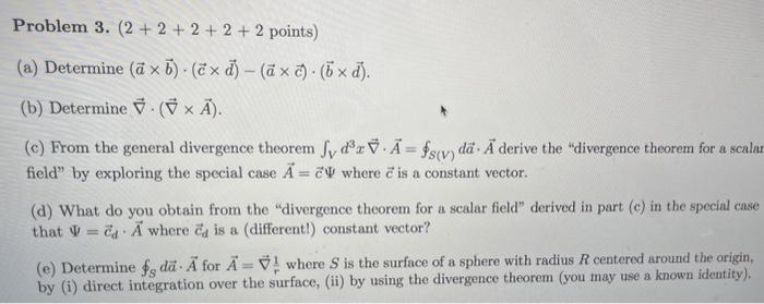 Solved Problem 3. (2+2+2+2+2 points ) (a) Determine | Chegg.com