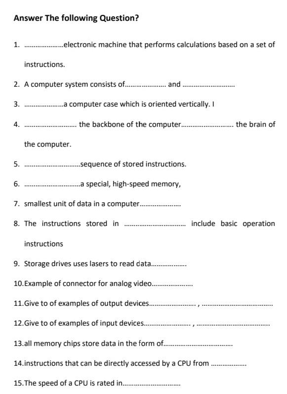 Solved Answer The following Question? 1. | Chegg.com