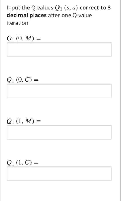 Solved 2. Q-Value Iteration Bookmark this page Consider an | Chegg.com