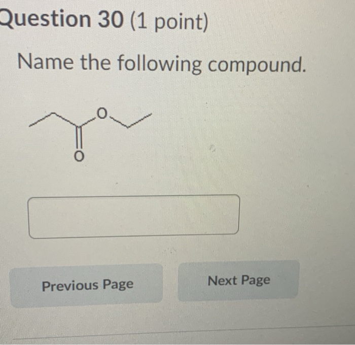 Solved H Н Н Question 7 (1 point) Name the following | Chegg.com