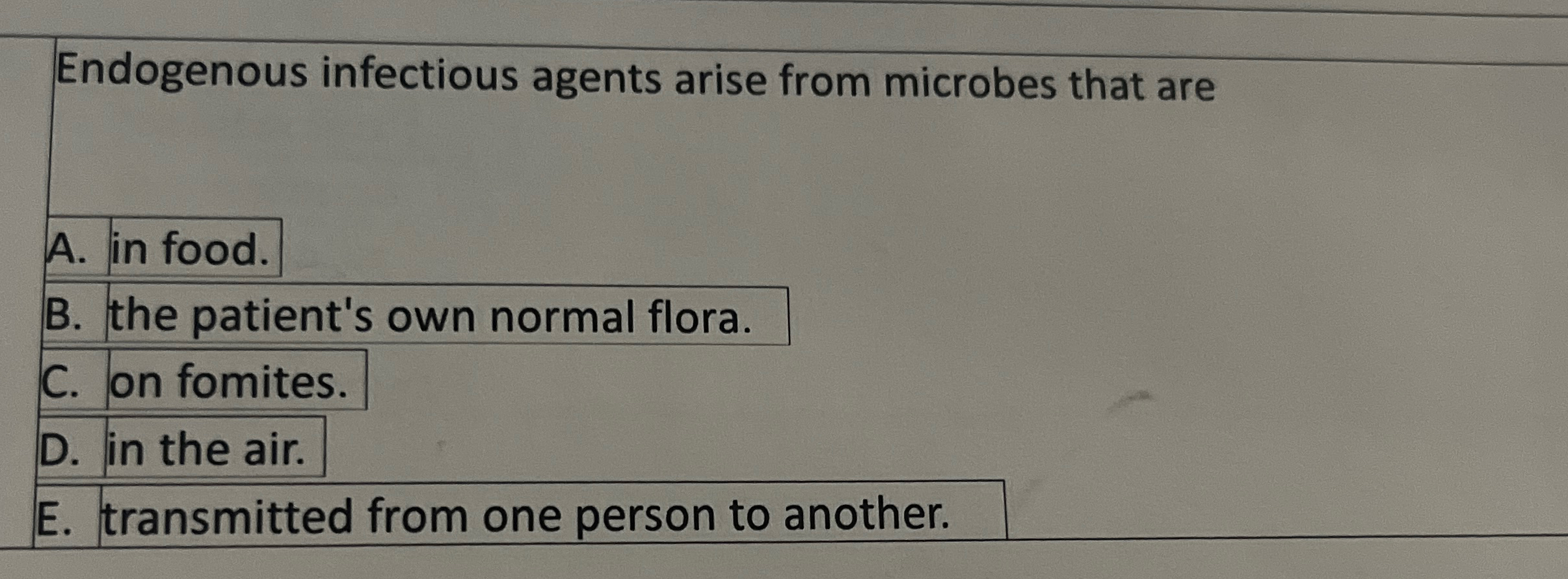 Solved Endogenous infectious agents arise from microbes that | Chegg.com