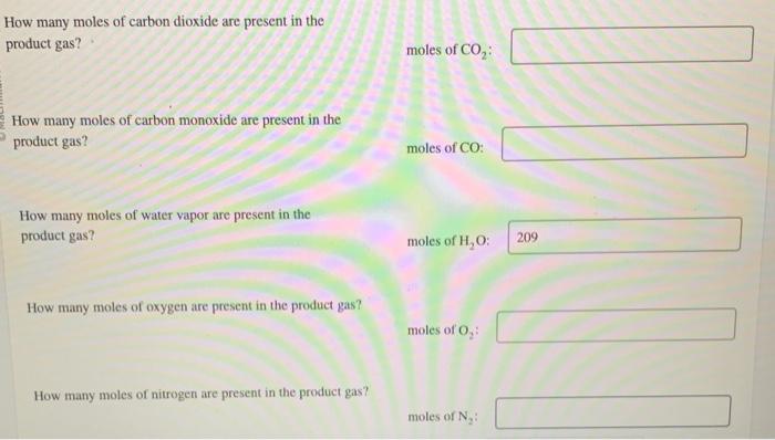 Solved Consider a 100 mol mixture that is 73.0% methane | Chegg.com
