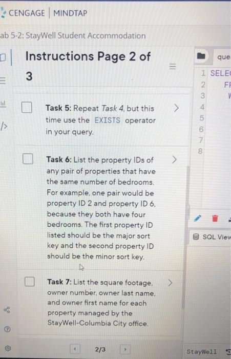 Solved lab 5-2 Staywell Student AccommodationI am having | Chegg.com