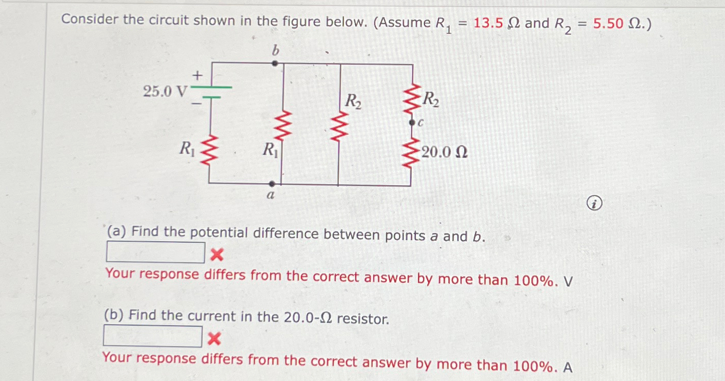 Solved Consider the circuit shown in the figure below. | Chegg.com