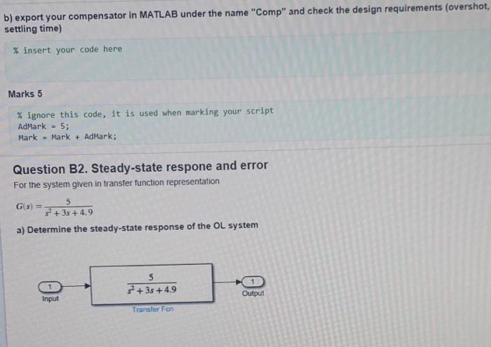 Solved You can either do it in matlab or give the code that | Chegg.com