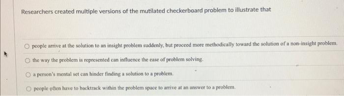 Solved Researchers created multiple versions of the | Chegg.com