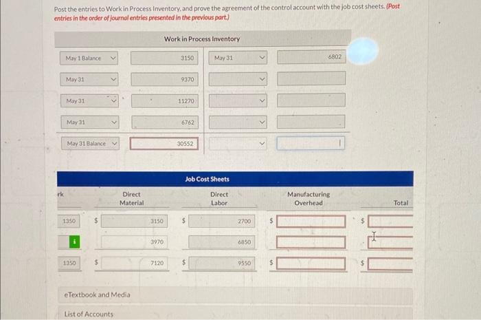Solved Pharoah Company uses a job order cost system. On May | Chegg.com Solved Pharoah Company uses a job order cost system. On May | Chegg.com