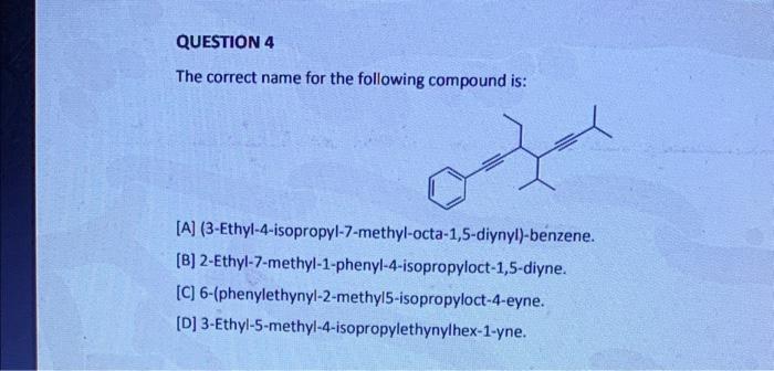 Solved Which of the following compounds has the correct | Chegg.com