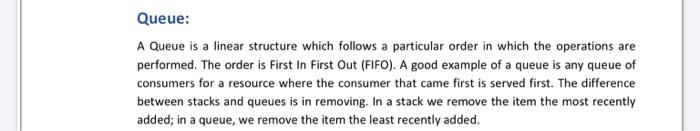 Solved C++(Stack ADT- Queue ADT)Attempt only if you can | Chegg.com