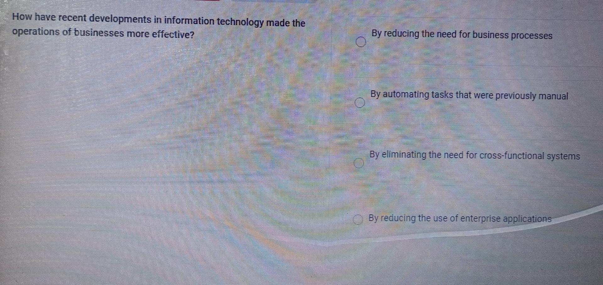 Solved How have recent developments in information | Chegg.com