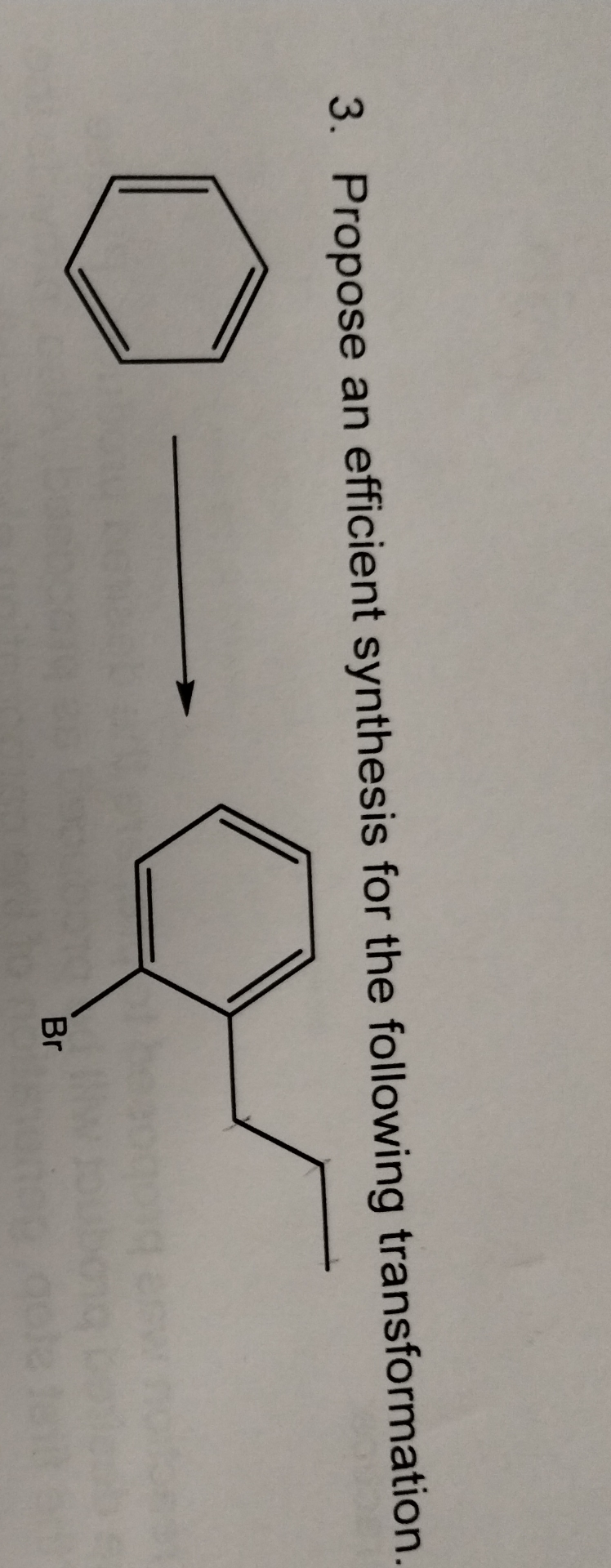 Solved propose synthesis with explanation.Propose an | Chegg.com