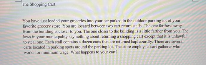 Solved Case Study: Shopping Cart Attached Files: The | Chegg.com