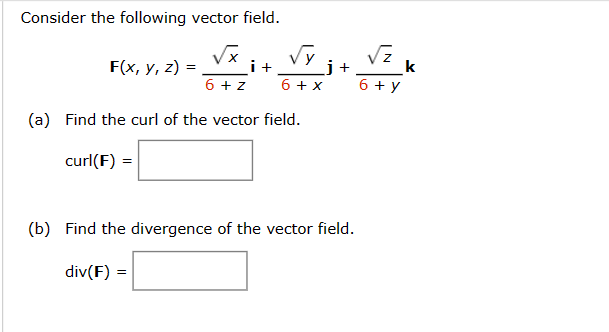 Solved Consider the following vector | Chegg.com