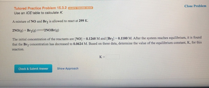 Solved Tutored Practice Problem 15.3.4 ROADCAST Use K and | Chegg.com