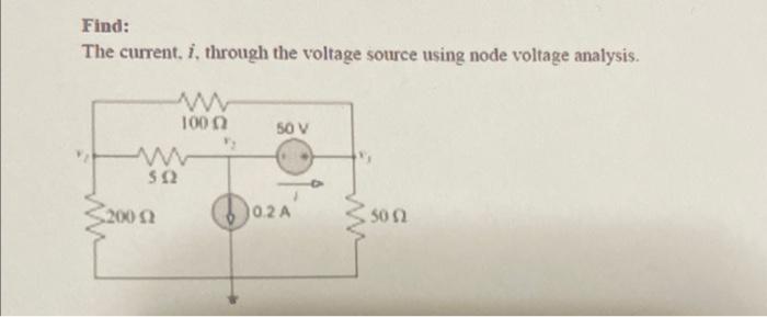Solved Find: The currents I1,I2 using node voltage | Chegg.com