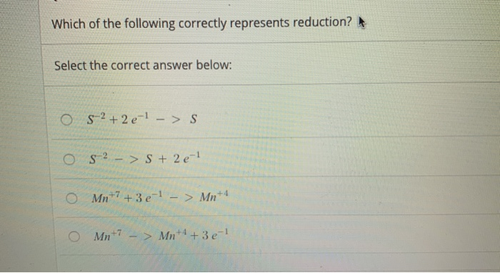 Solved Which of the following correctly represents | Chegg.com