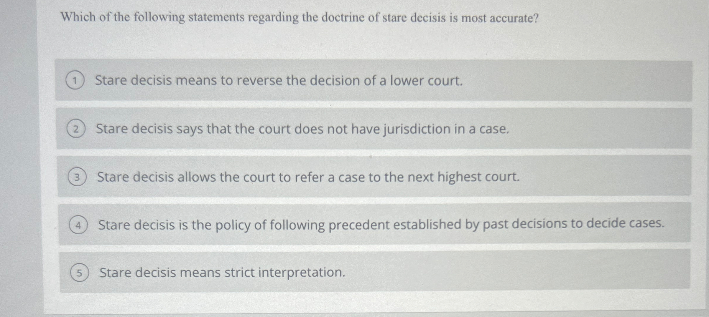 Solved Which of the following statements regarding the | Chegg.com