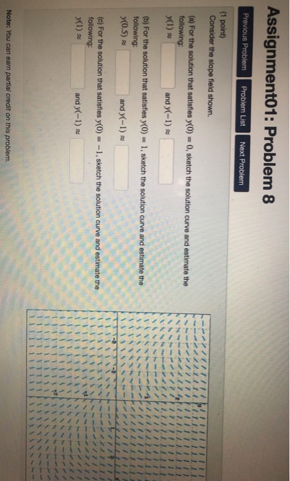 Solved Assignment01: Problem 8 Previous Problem Problem List | Chegg.com