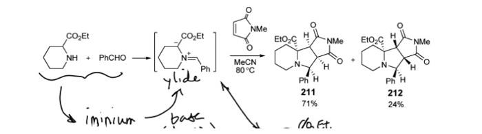 Solved NMe COET COET Eto C NMe EtO2C NMe NH + PhCHO - MeCN | Chegg.com