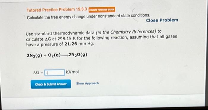 Solved Use standard thermodynamic data (in the Chemistry | Chegg.com