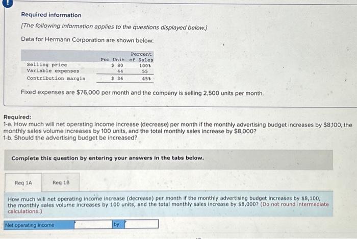 Solved Required information [The following information | Chegg.com