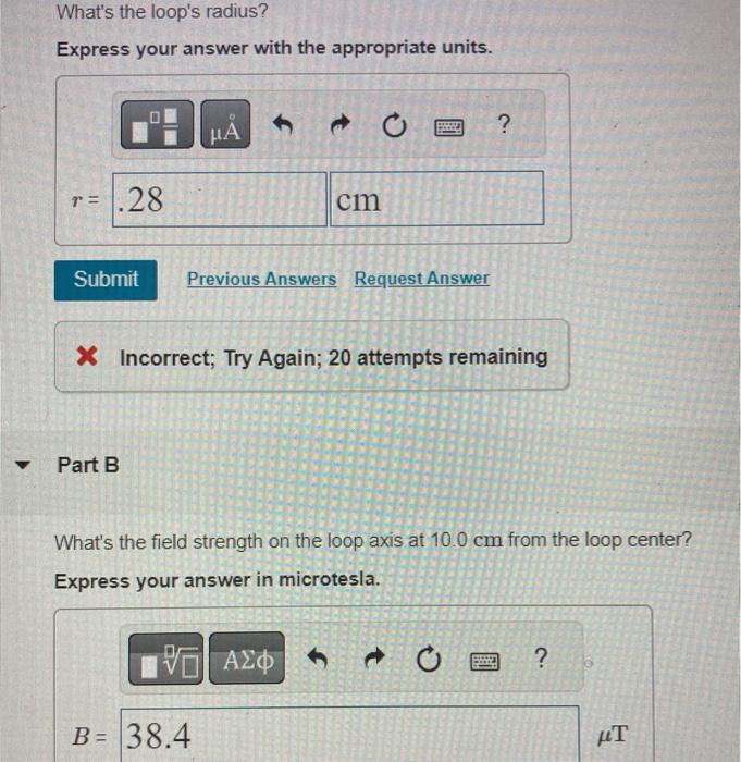 [Solved]: A wire carries 6.21 A. You form it into a single-