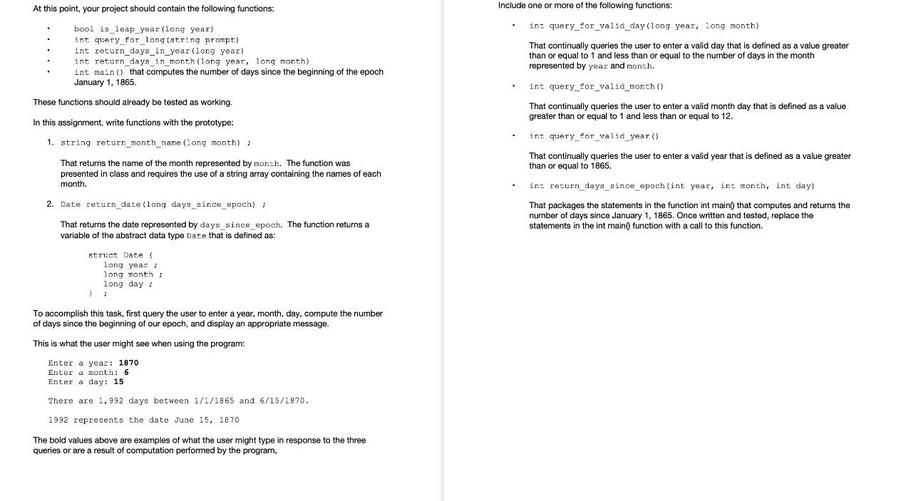 Solved Introduction toming Finishing the Y2K ProjecAt this | Chegg.com