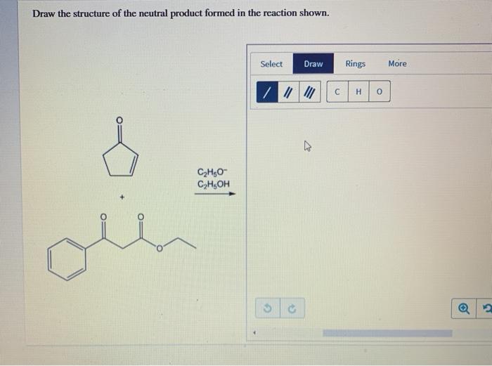 Solved Draw the structure of the neutral product formed in | Chegg.com