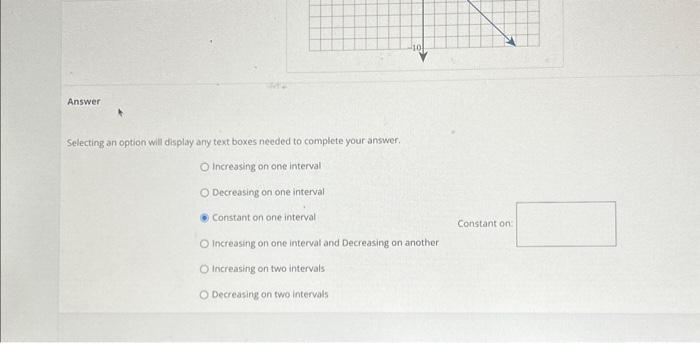 Solved Selecting an option will display any text boxes | Chegg.com