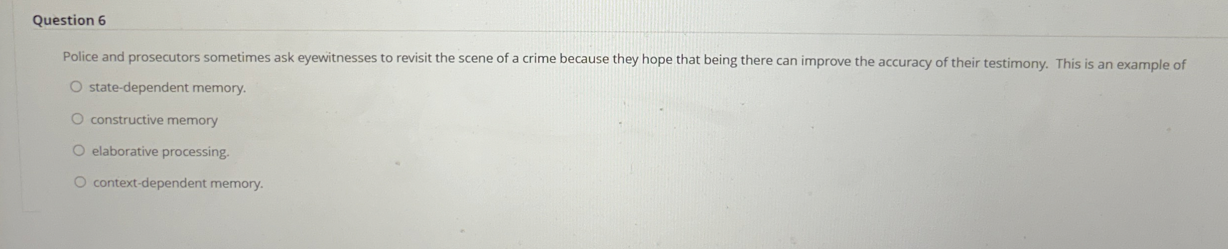 Solved Question 6Police and prosecutors sometimes ask | Chegg.com