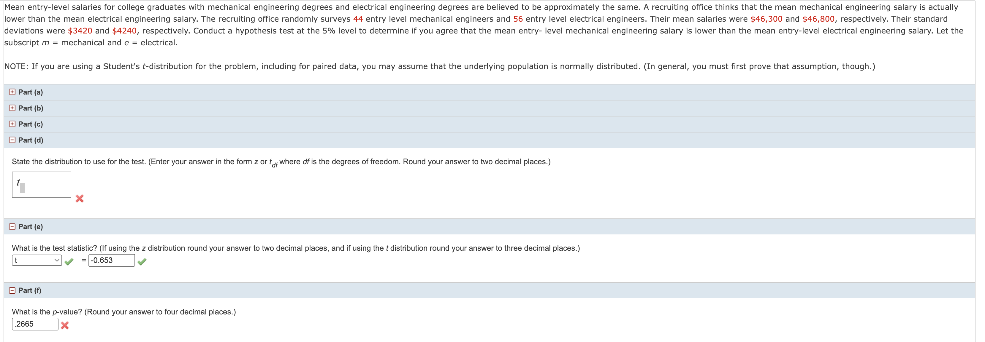 Solved subscript m= ﻿mechanical and e= ﻿electrical.State the | Chegg.com