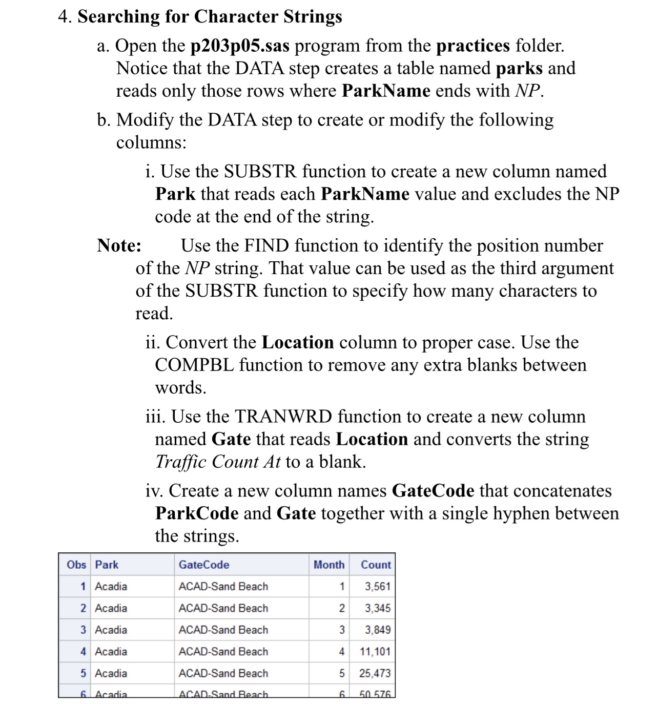 Solved Searching for Character Stringsa. ﻿Open the | Chegg.com
