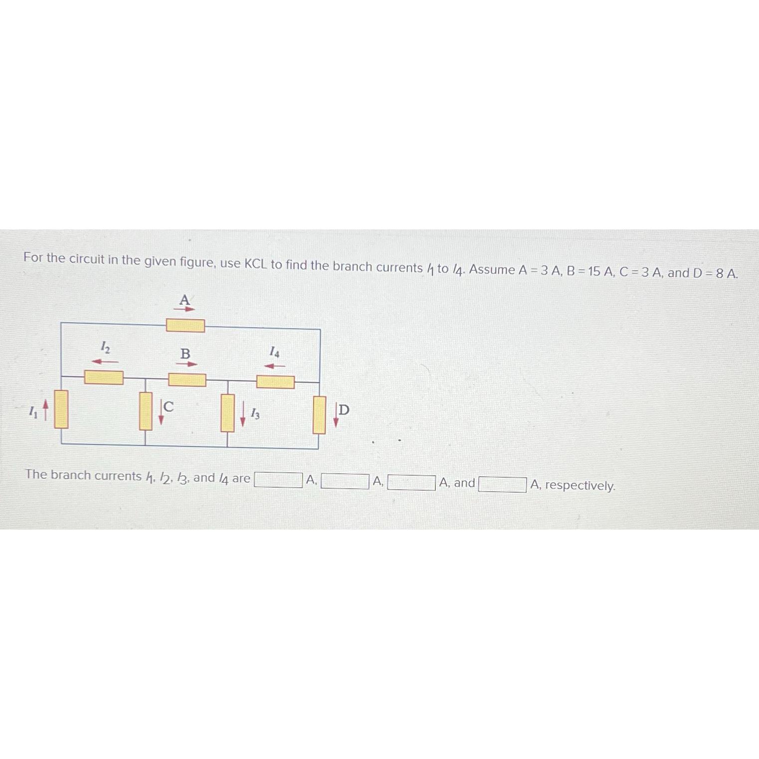 Solved For the circuit in the given figure, use KCL ﻿to find | Chegg.com
