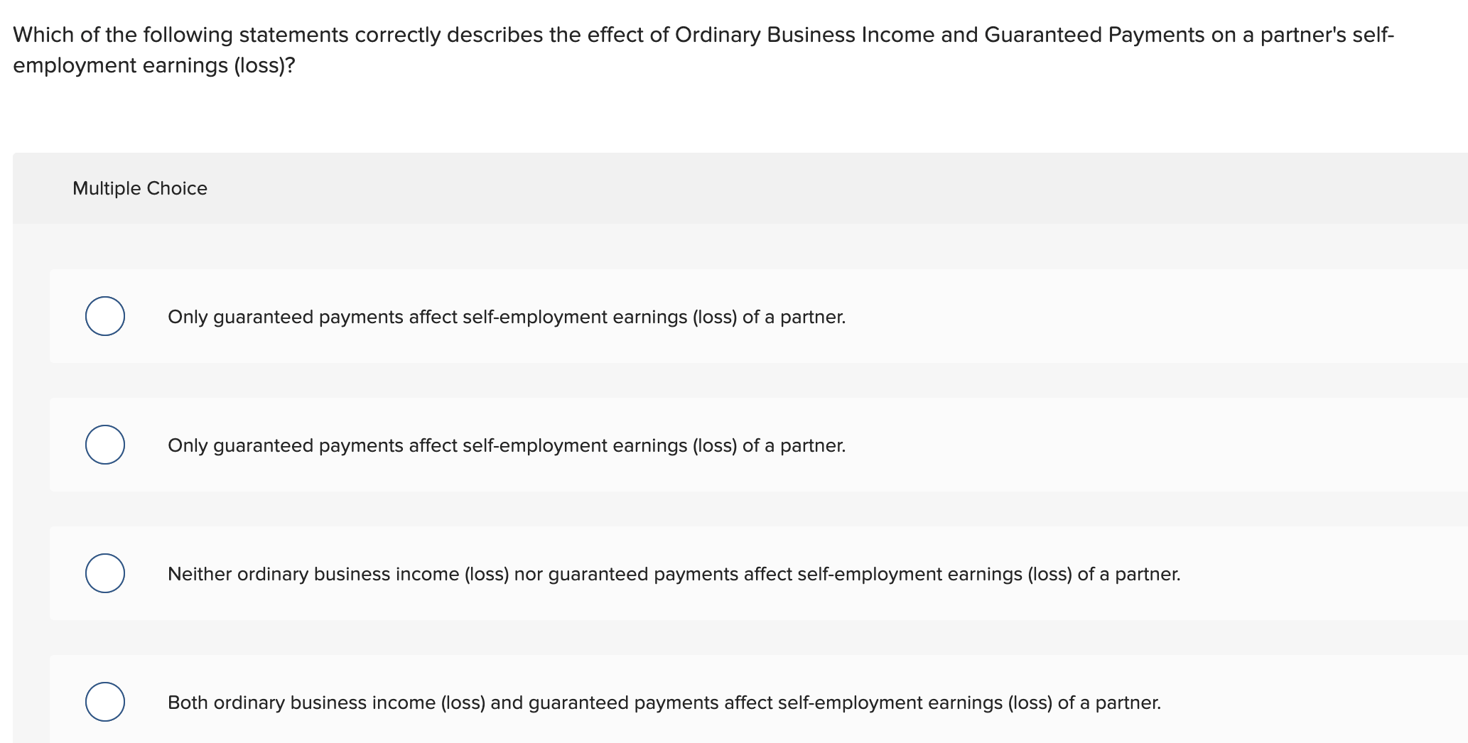 Solved Which of the following statements correctly describes | Chegg.com