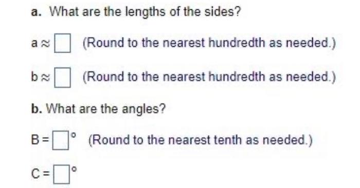Solved Solve the right triangle shown in the figure.A = | Chegg.com