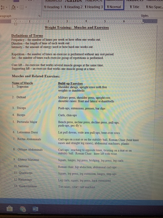 Solved 1 Heading 1 1 Heading 2 1 Heading 3 1 Normal 1 Title | Chegg.com