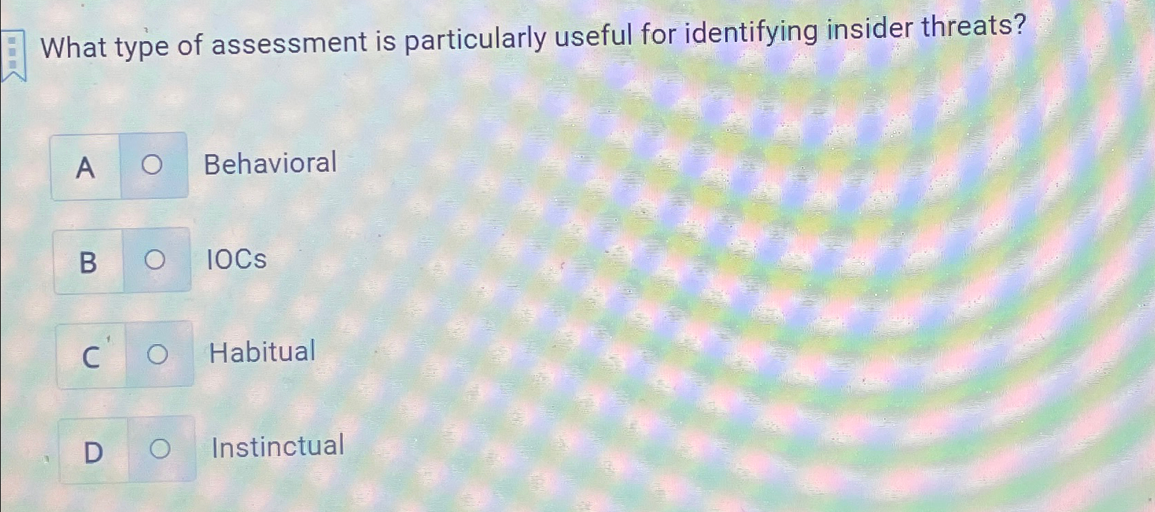 Solved What type of assessment is particularly useful for | Chegg.com