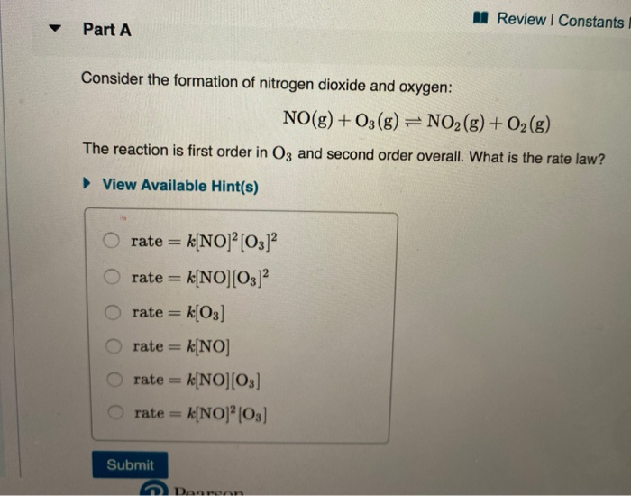 Solved M Review | Constants Part A Consider the formation of | Chegg.com