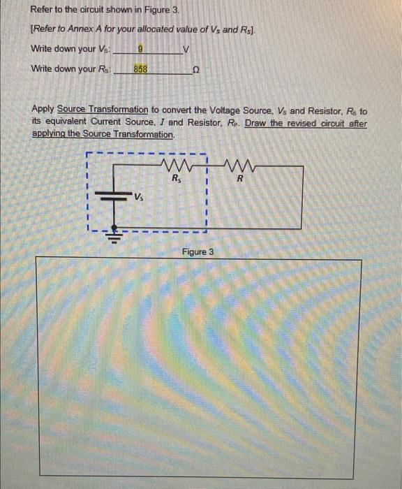 Solved Refer to the circuit shown in Figure 3.Write down | Chegg.com