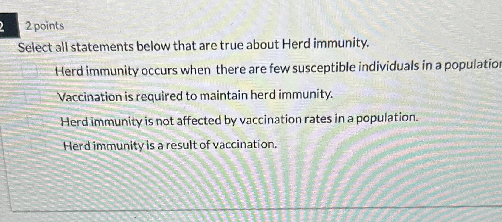Solved 2 ﻿pointsSelect all statements below that are true | Chegg.com