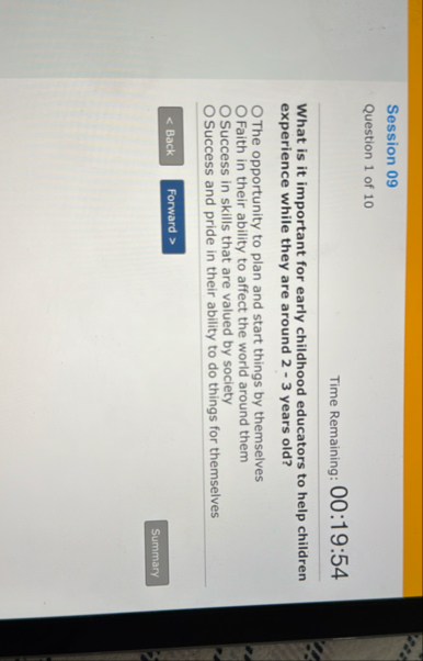 Solved Session 09Question 1 ﻿of 10Time Remaining: | Chegg.com