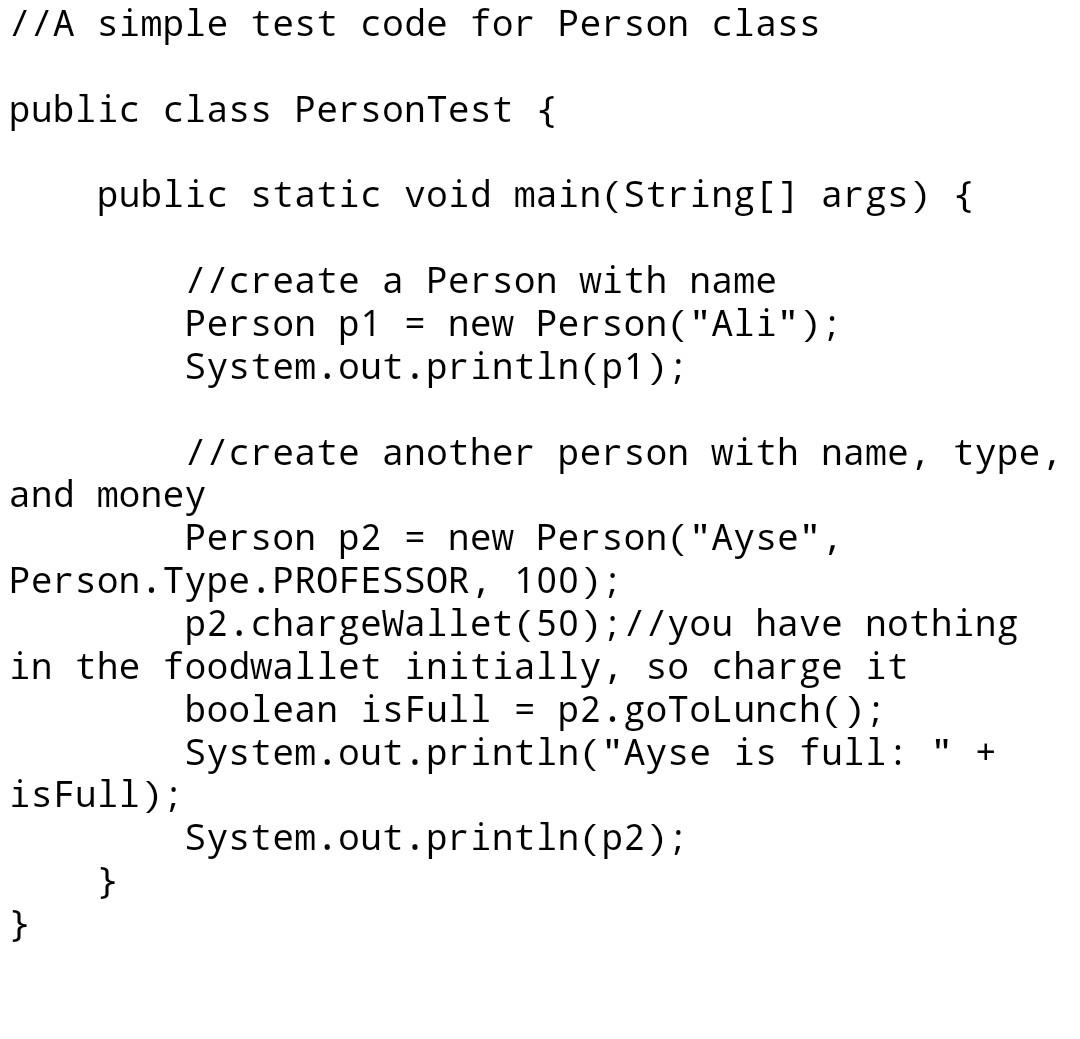 Solved Important: Class, and public method names must be | Chegg.com